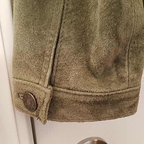 Fabio | Jackets & Coats | Fabio Green Suede Jacket | Poshmark